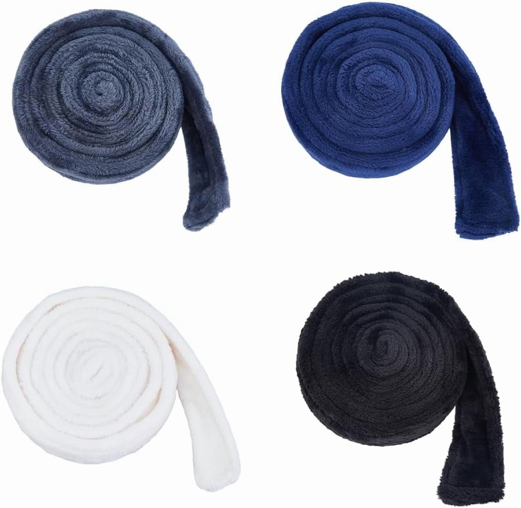 4Pcs 4 Colors Robe Belt Replacement Velvet Waistband Pajamas Bathrobe ...