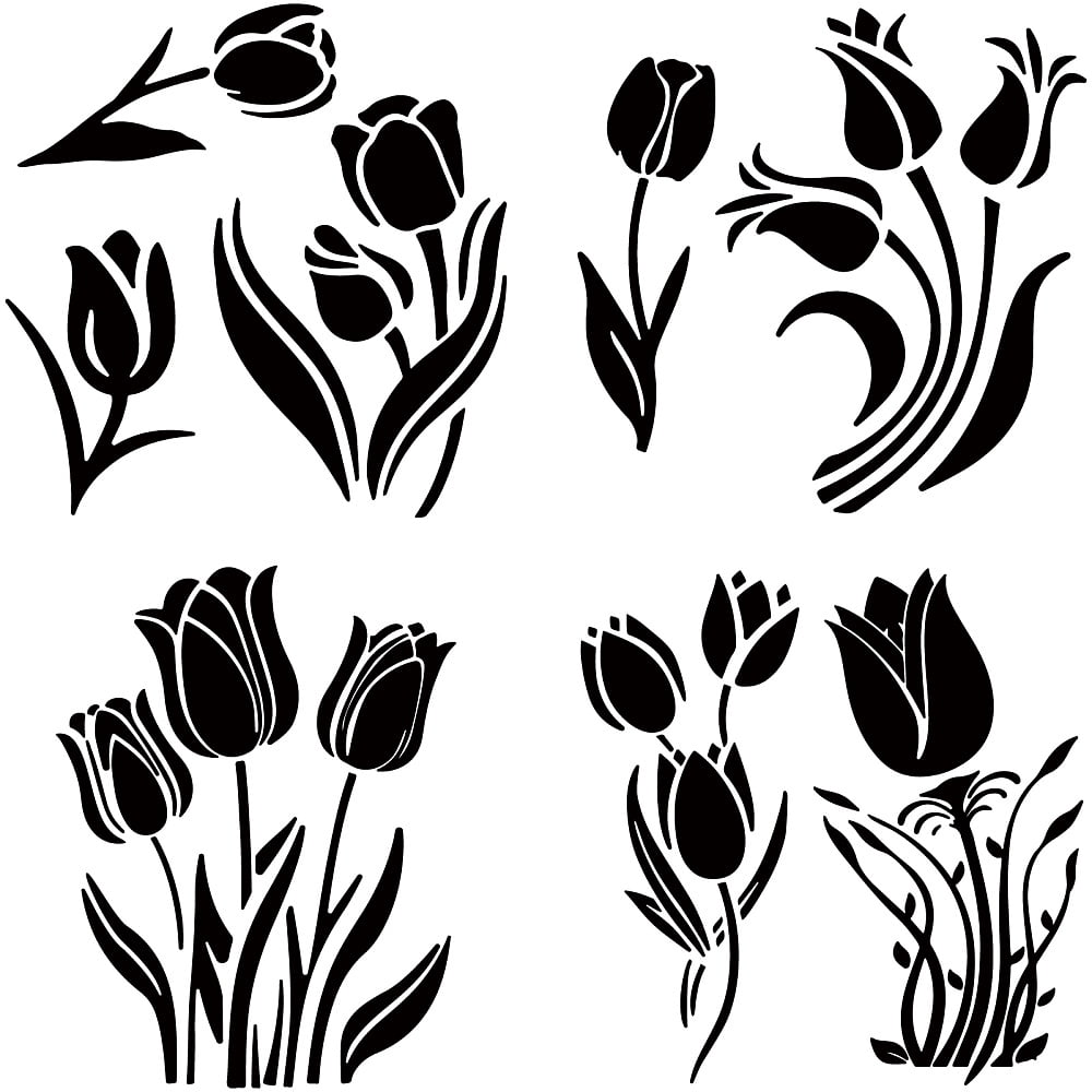 4Pcs 4 Styles PET Waterproof Self-adhesive Car Stickers Reflective ...