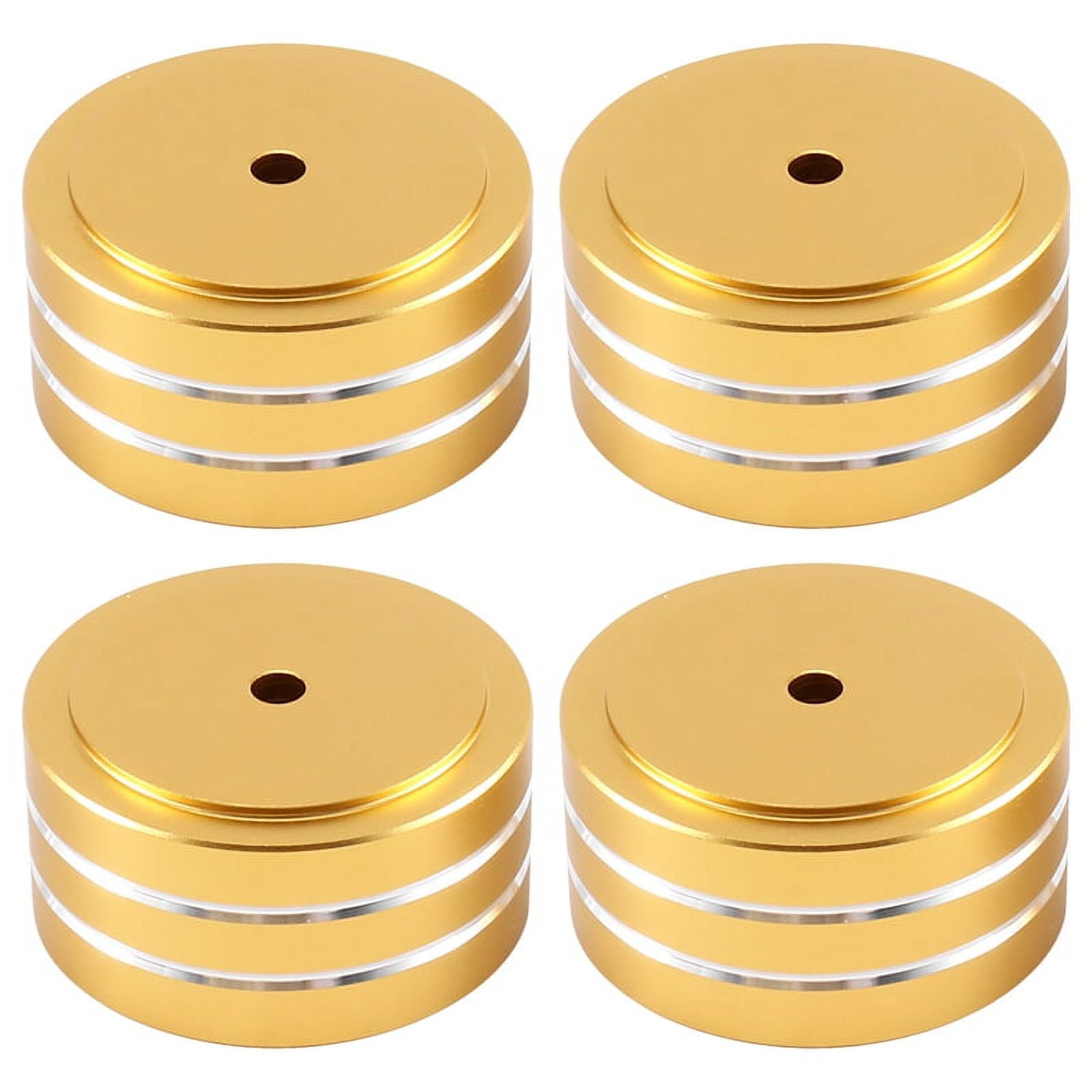 4Pcs 40X20mm Aluminum HIFI AMP Speaker Isolation Stand Turntable Feet ...