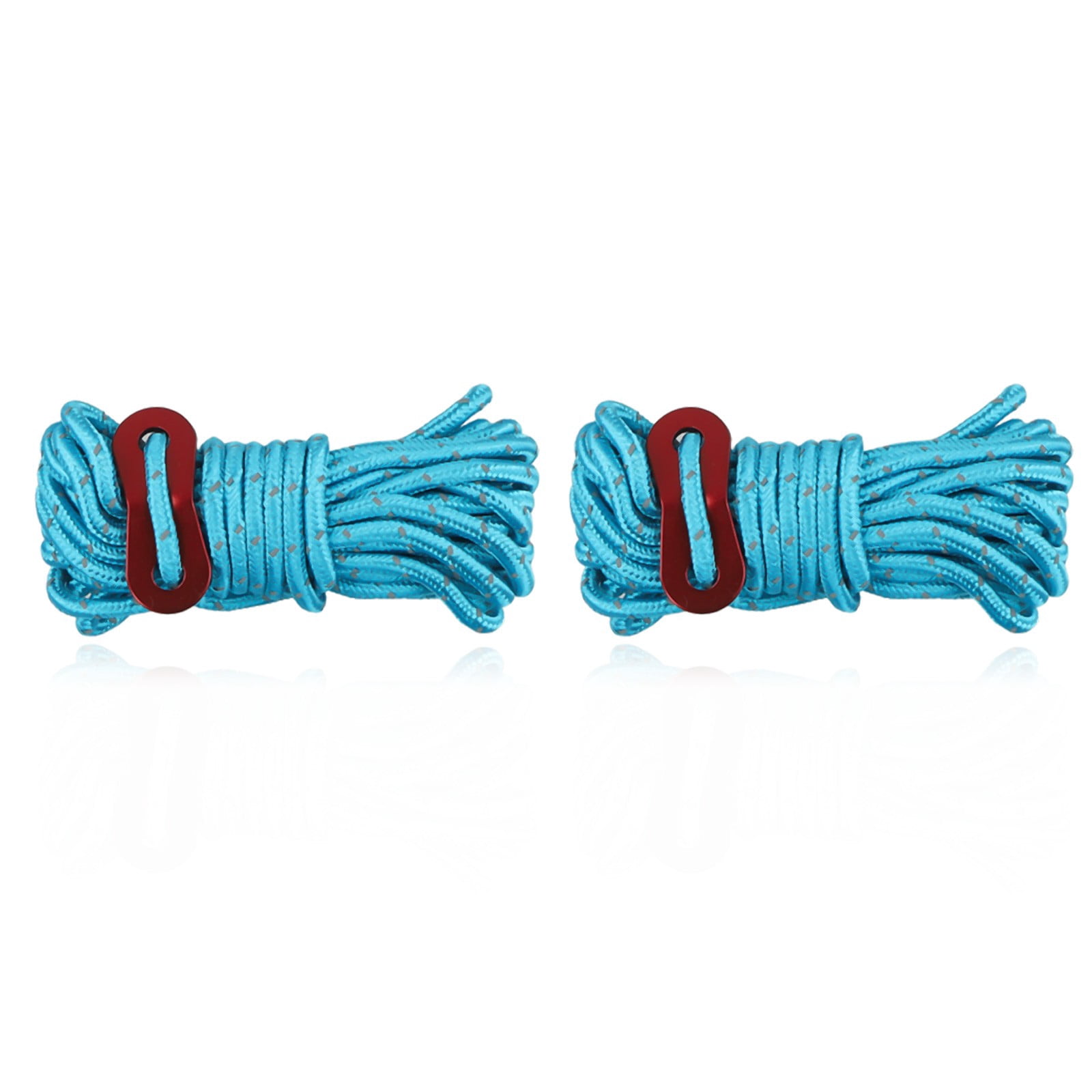 4Pcs 4M Guy Rope Reflective Cord Lines With Runners Tent Camping Guide ...
