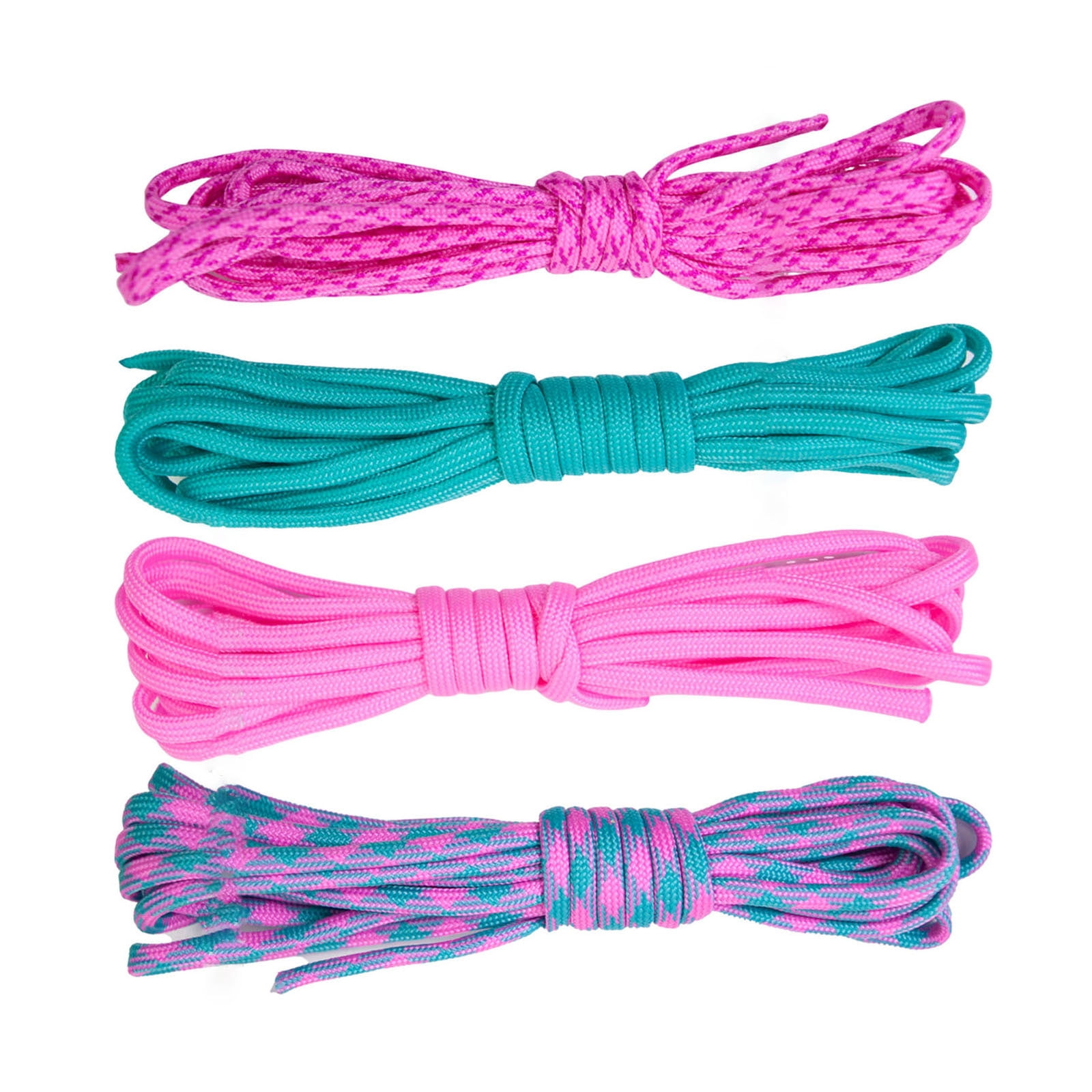 4Pcs 4mm 7 Strands Paracord Rope 3meter/9.84ft Each Colorful Polyester ...