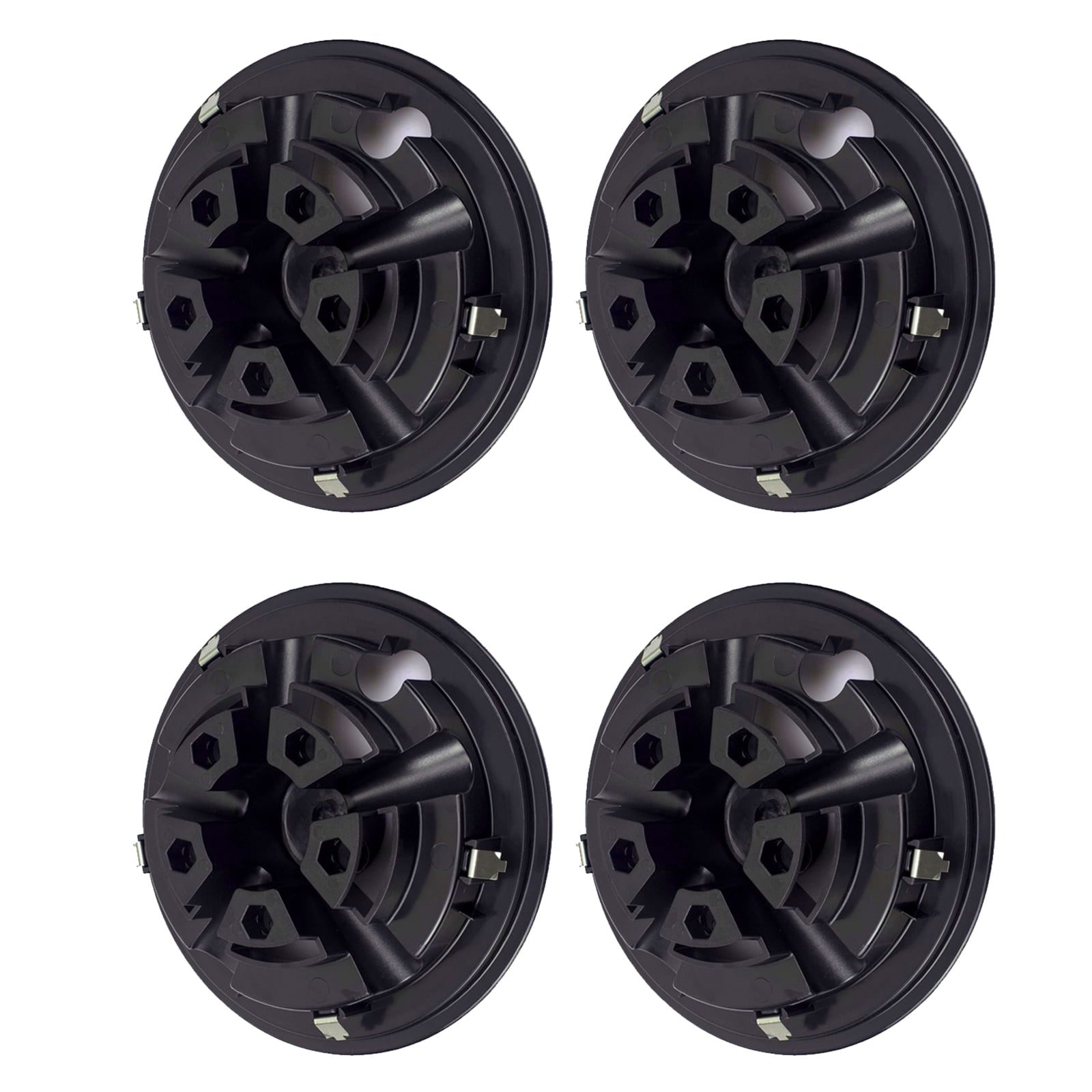 4Pcs 5 Spokes Hub Cap Protector Rims 8inch Golf Cart Wheel Covers Hub ...