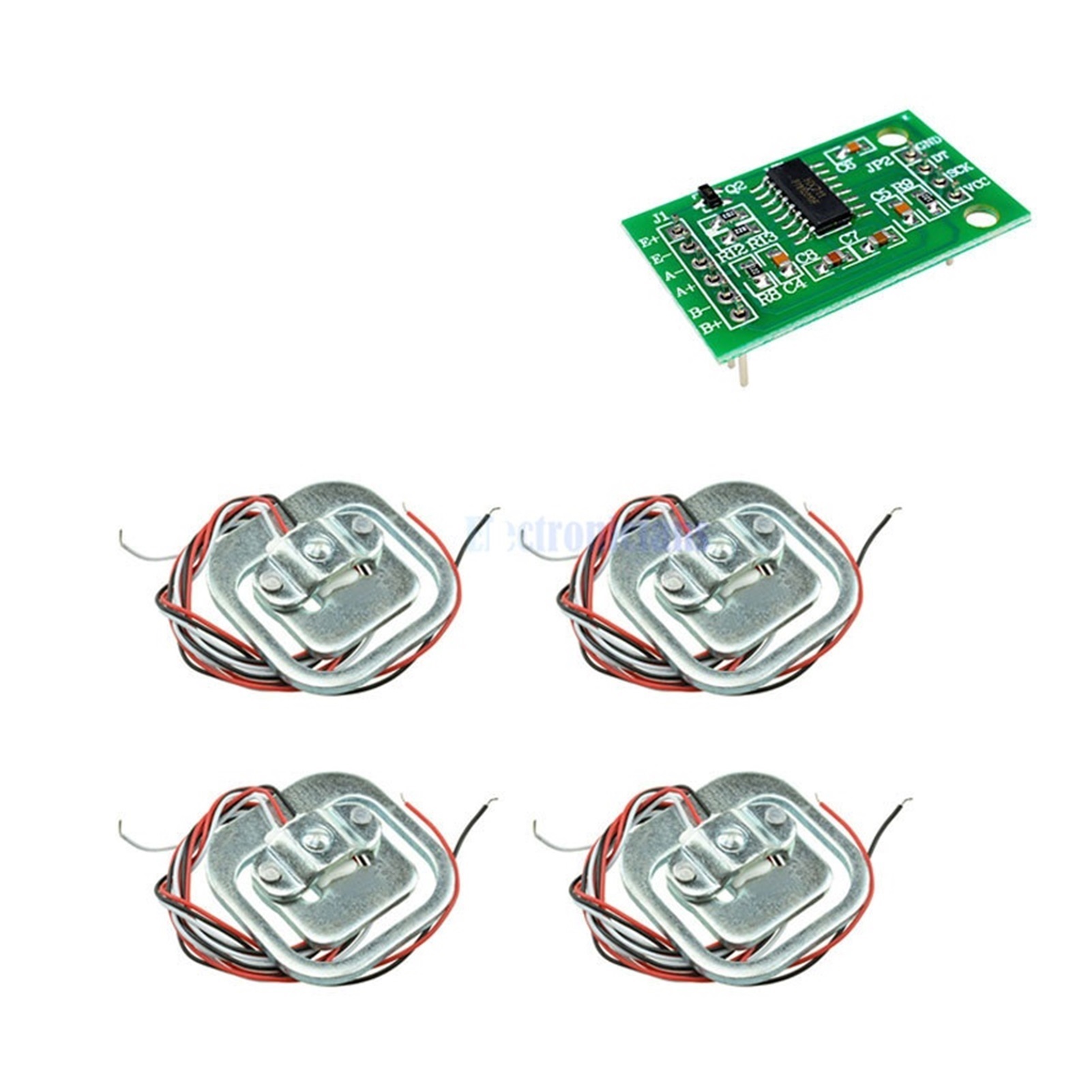 4Pcs 50kg Human Scale Load Cell Weight Sensors+HX711 AD e Body Load ...