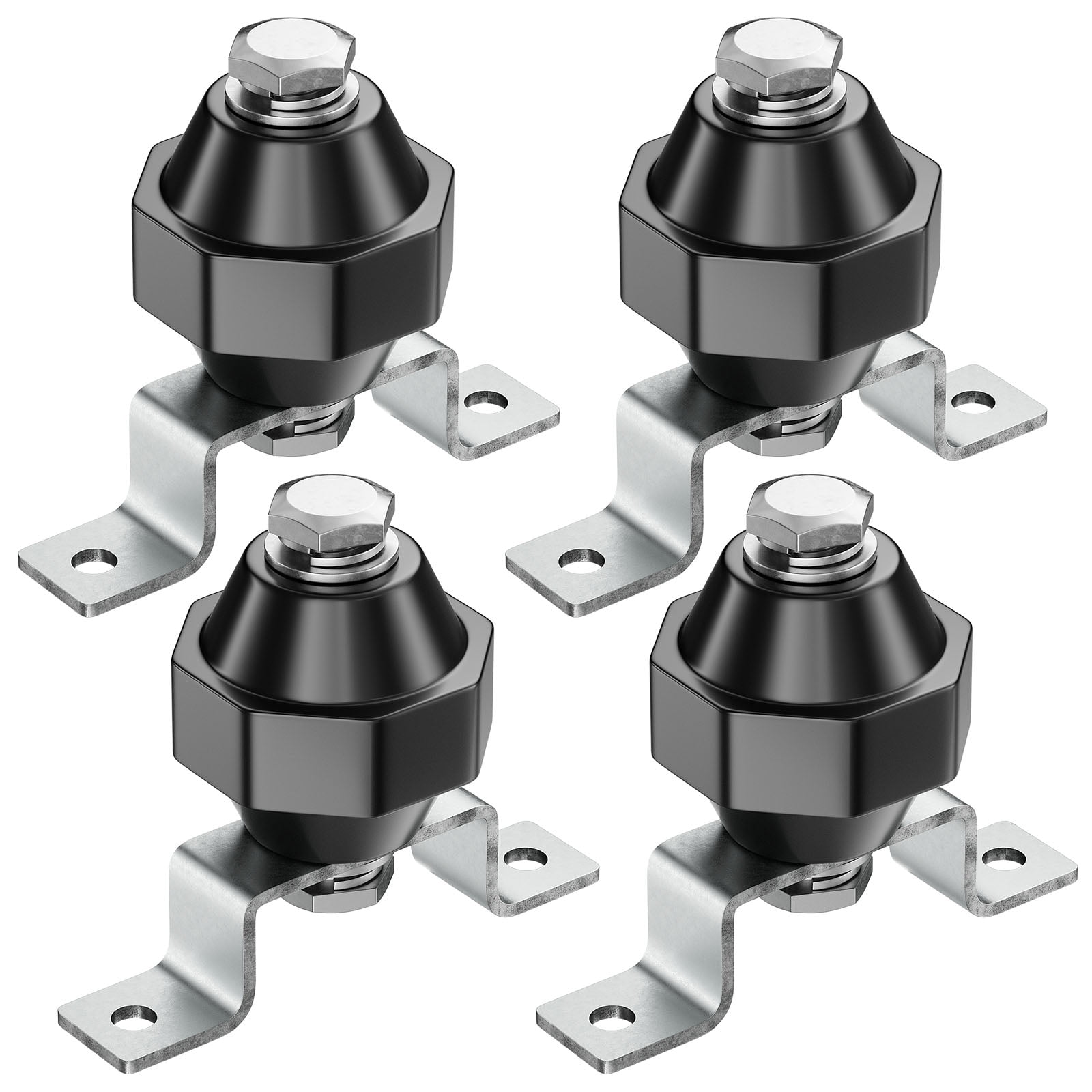 4Pcs 50x50mm Polyester Standoff Insulators with M10 Screws,UL Material ...