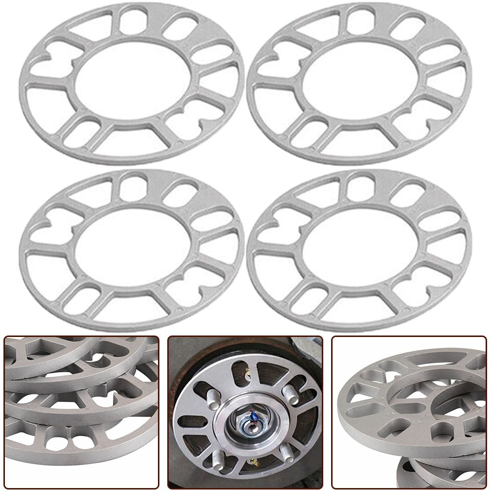4Pcs 5MM Alloy Aluminum Wheel Spacer Shims 4/5 Stud For 5x114.3 5x120 ...