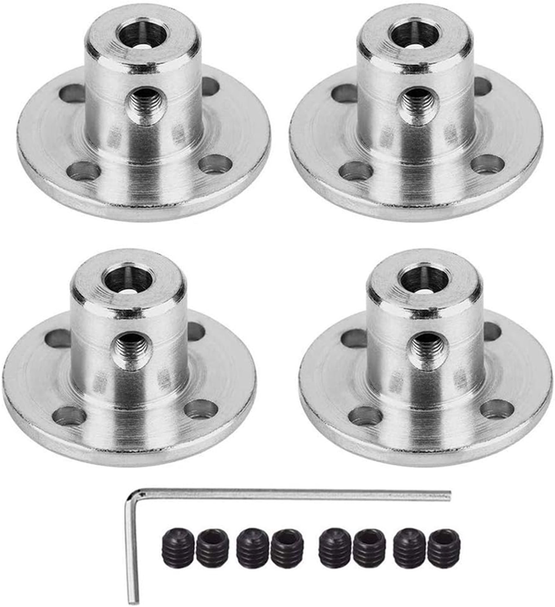 4Pcs 5mm Flange Coupling Connector, Rigid Guide Model Coupler Accessory ...