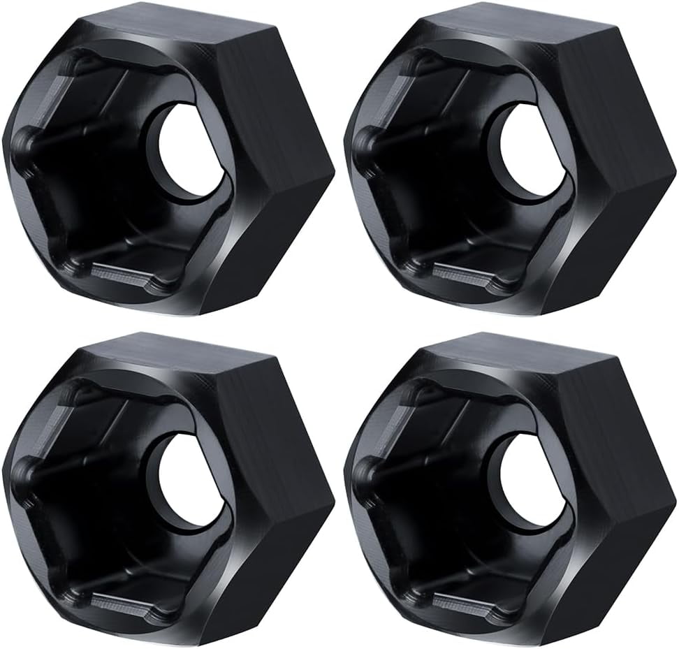 4Pcs 5mm to 7mm Wheel Hex Hubs Adapter RC Hex Combiner for WPL D12 1/10 ...