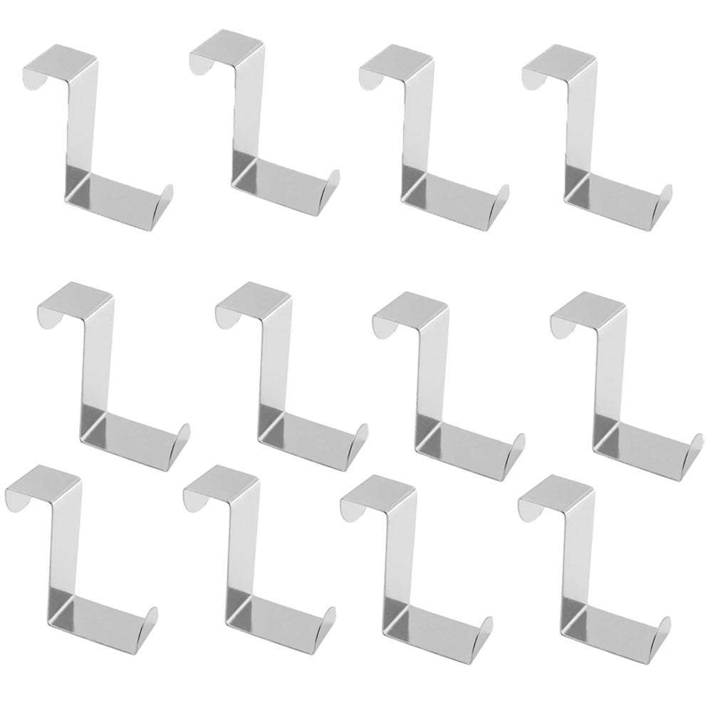 4Pcs/6Pcs/8Pcs/12Pcs Stainless Steel Reversible Over Door Cabinet ...