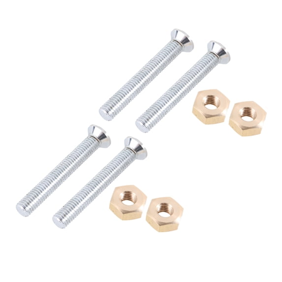 4Pcs 6mm Stainless Steel Screws Turntable Cartridge Mounting Panel ...