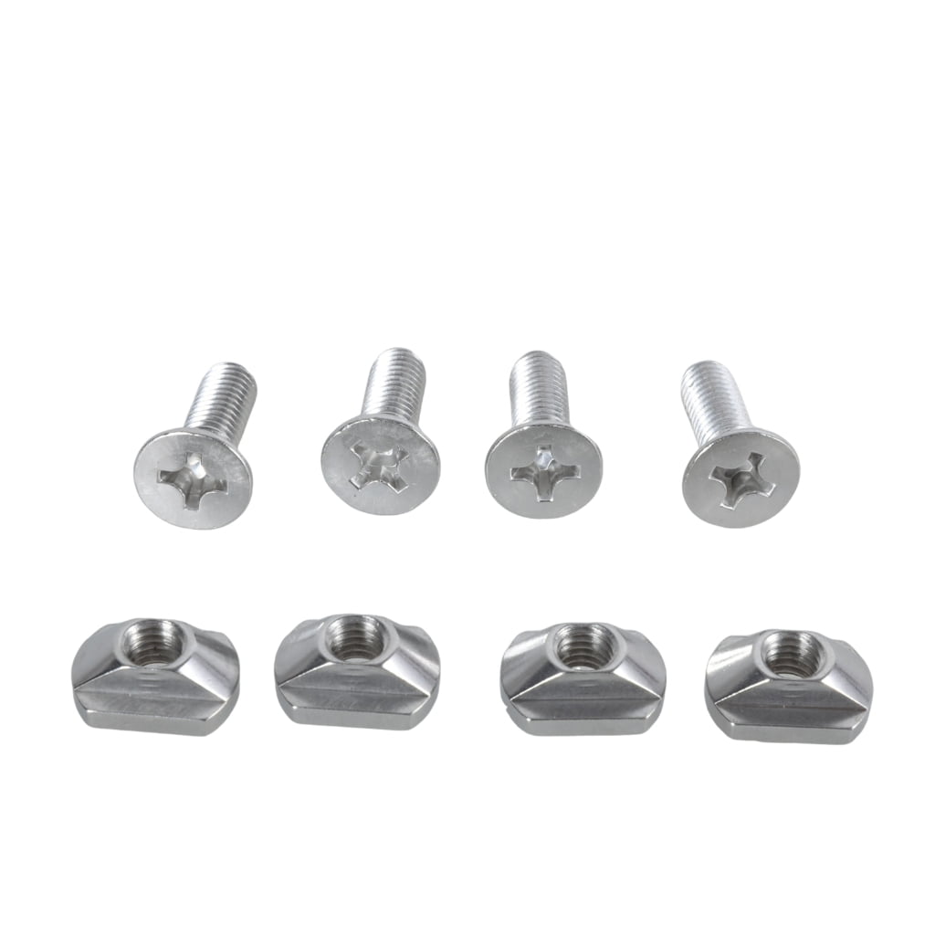 4Pcs 8mm/6mm Mounting T-Nut And Screws Outdoor Surfboard Hydrofoil ...