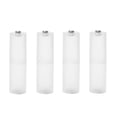 4Pcs AAA To AA Size Portable Battery Converter Adapter Spacer Switcher ...