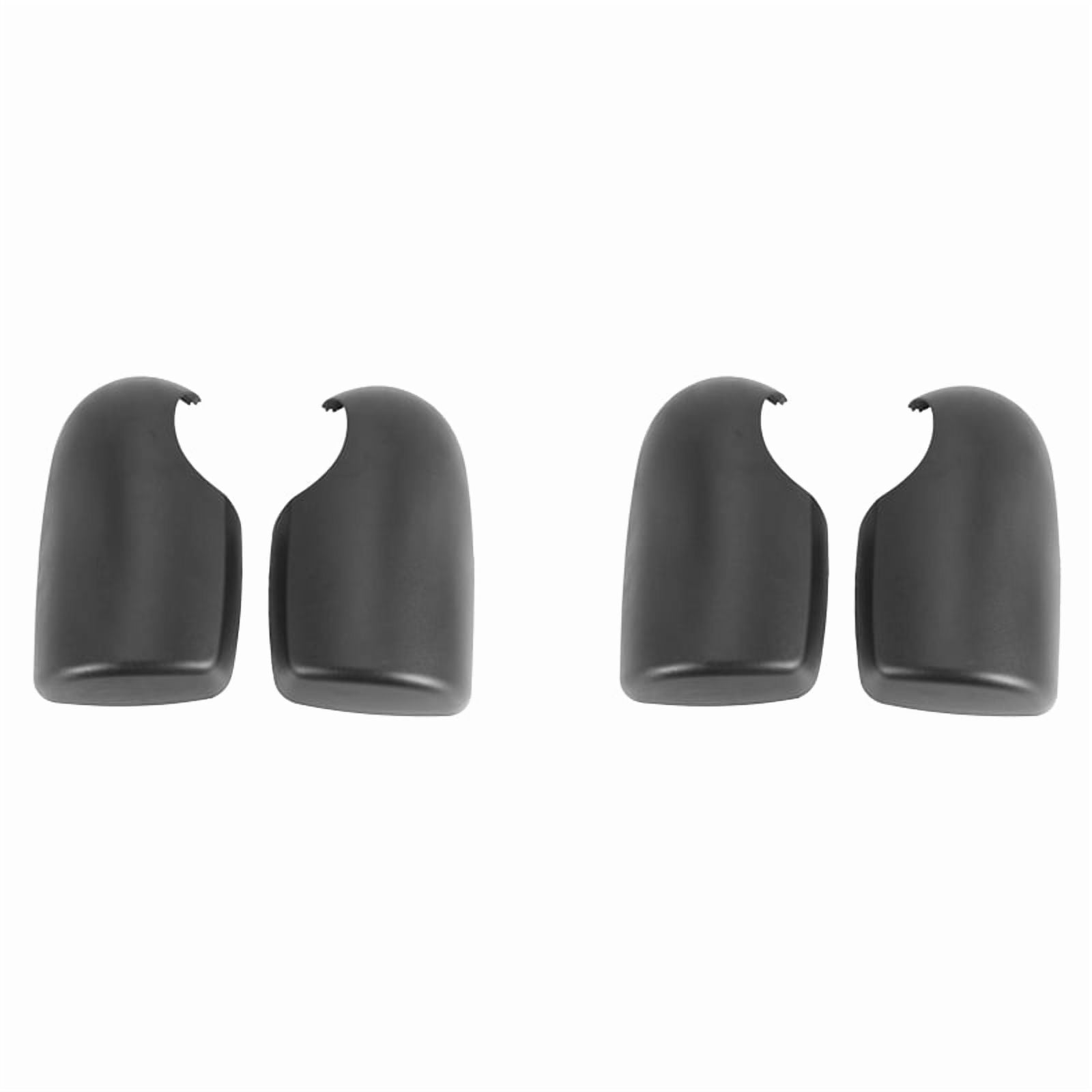 4Pcs ABS Black Door Wing MIRROR COVERS Near Passenger L+R for TRANSIT ...