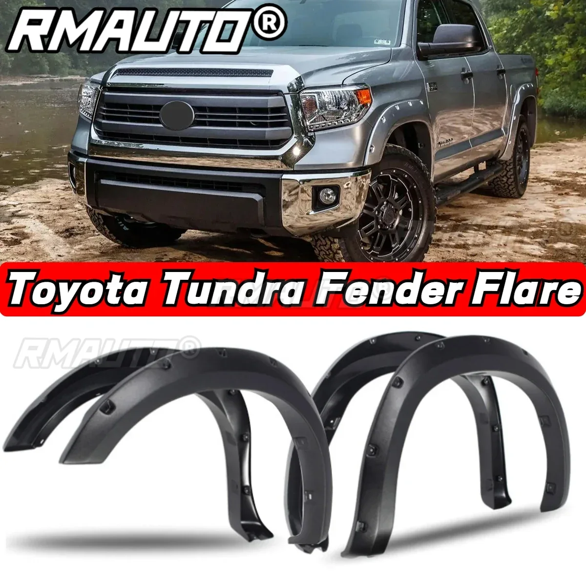 4Pcs ABS Fender Flare Mudguards Mud Guard Wheel Arch Exterior Parts For ...