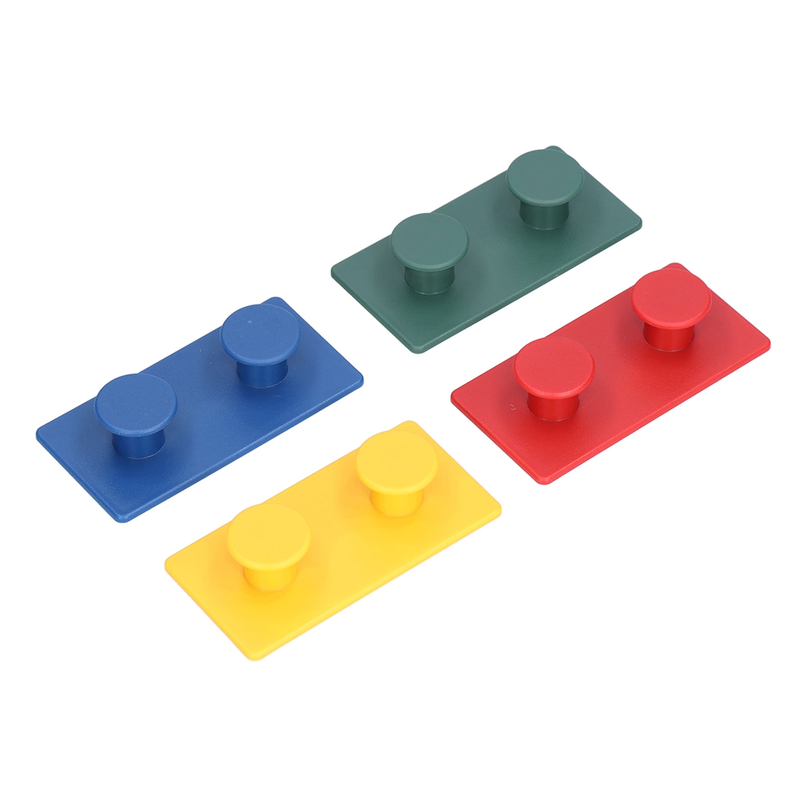 4Pcs ABS Wall Hooks Self Adhesive Clothes Coat Hook Storage ...