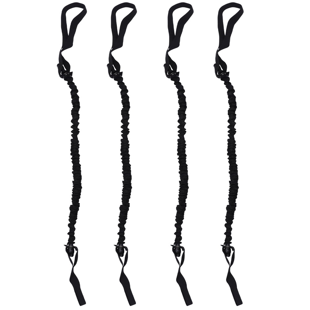 4Pcs Ab Roller Pull Ropes Exercise Wheel Stretch Ropes Resistance Bands ...