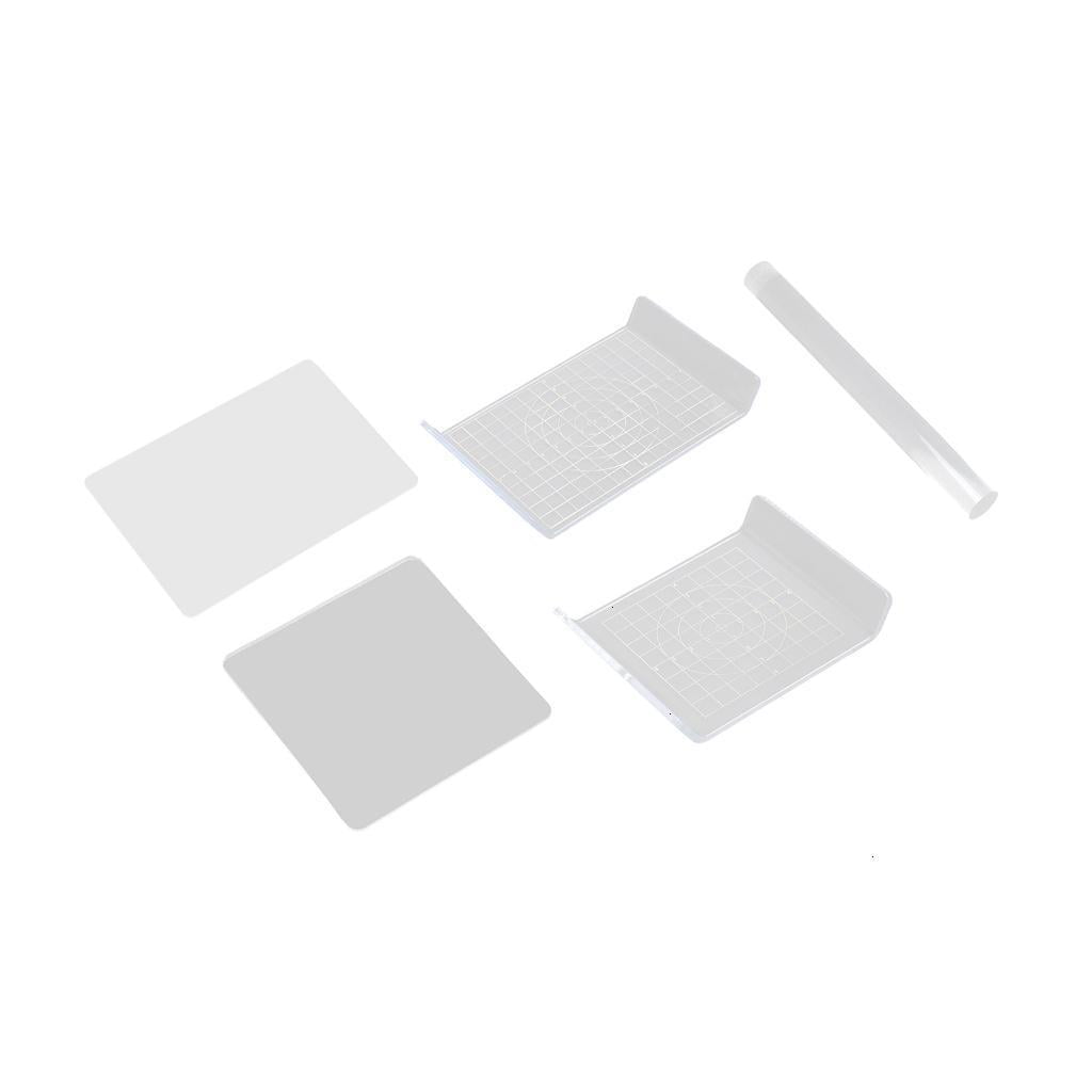 4Pcs Acrylic Sheet Clay Shaping Board with Acrylic Clay Roller Clay ...