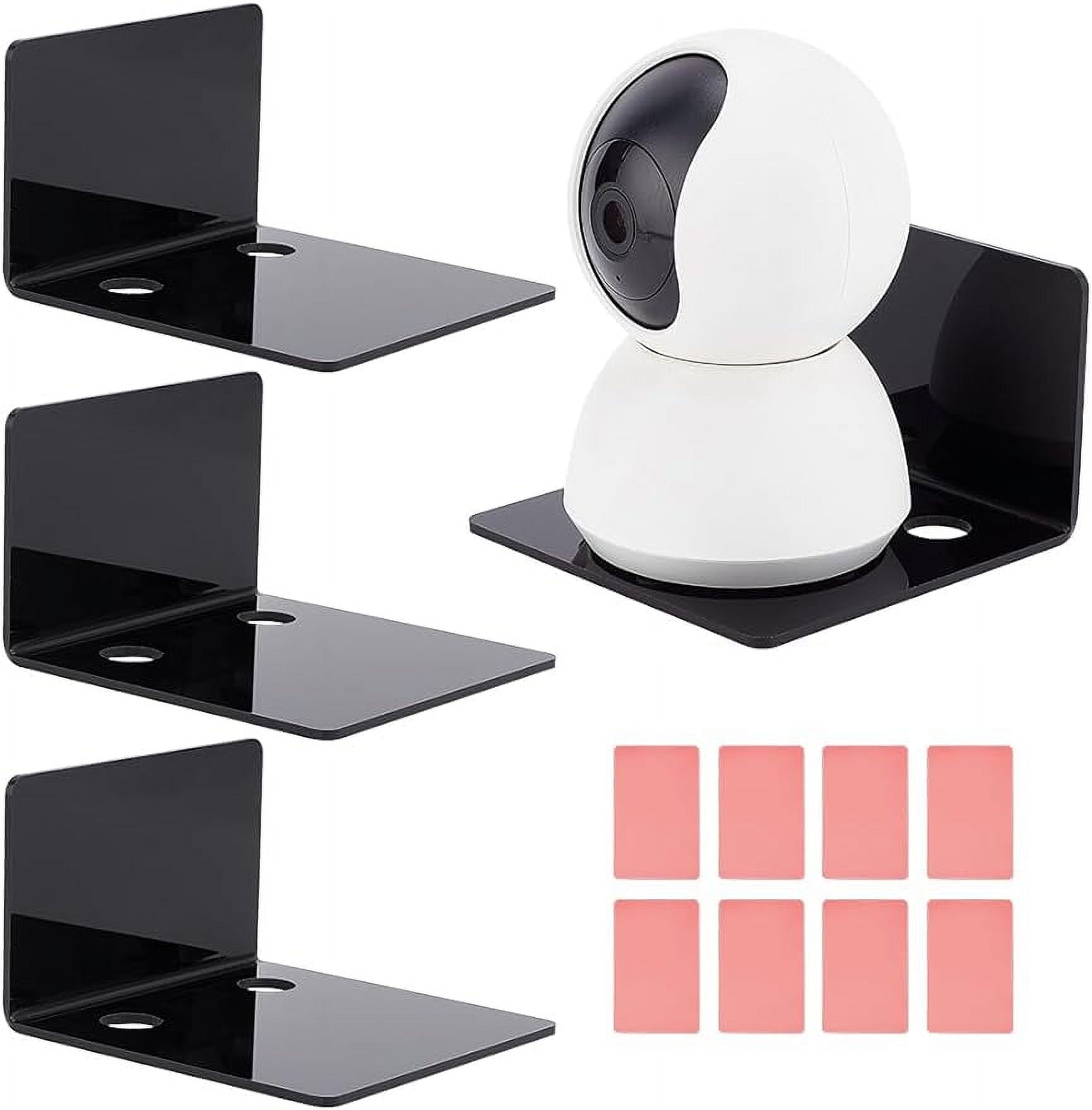 4Pcs Acrylic Wall Shelves 10cm/4" Mini Floating Shelves Adhesive ...