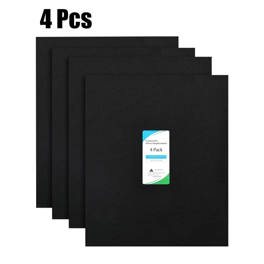 4Pcs Activated Carbon Filter Sponge Aquarium Fish Filter Box Water Pet ...