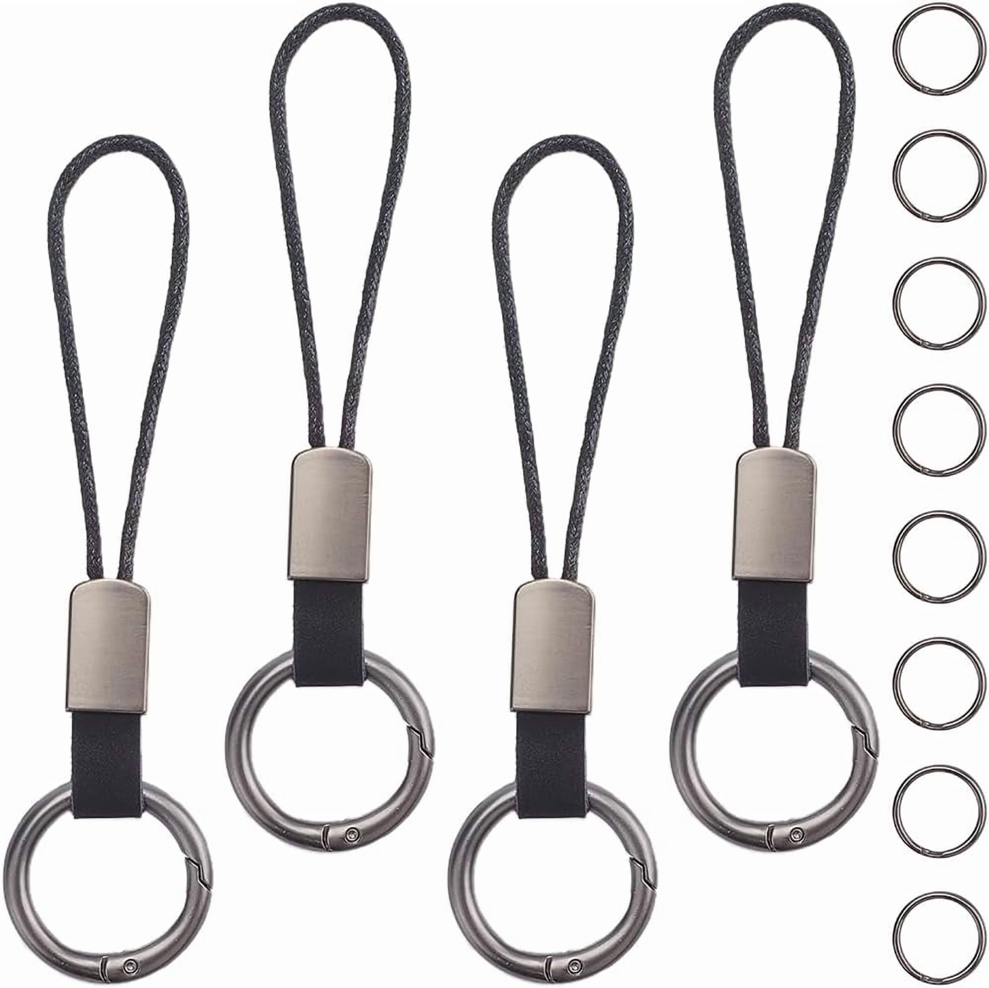 4Pcs Adapter Connection Rope Strap Genuine Leather Keyring with Strap ...