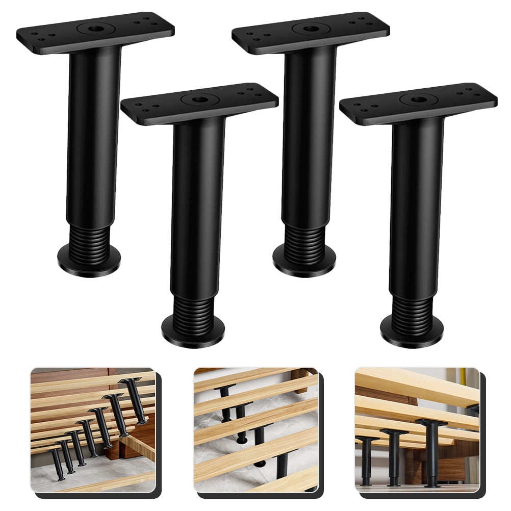 4Pcs Adjustable Bed Frame Legs Bed Frame Support Leg Bed Frame Legs ...