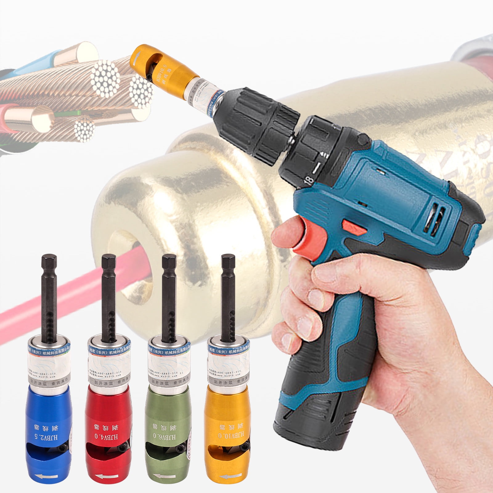 4Pcs Adjustable Cable Stripper under $5! Yannianjz Adjustable Cable ...