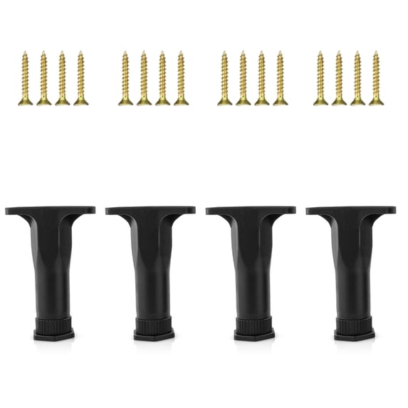 4Pcs Adjustable Furniture Leveling Feet With Nonslip Base Heavy Duty ...