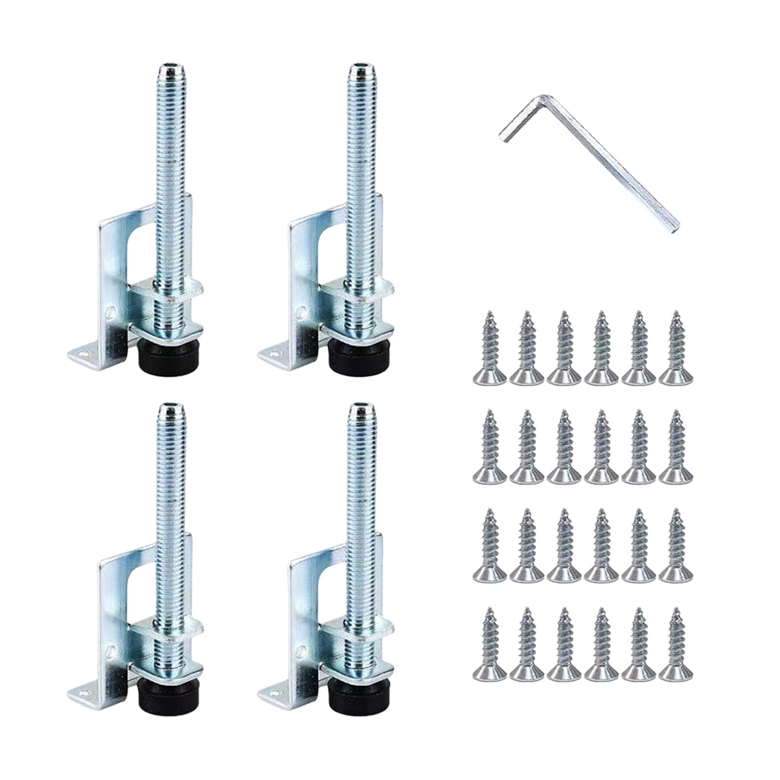 4Pcs Adjustable Furniture Risers Leg Height Adjuster Chair Levelers for ...
