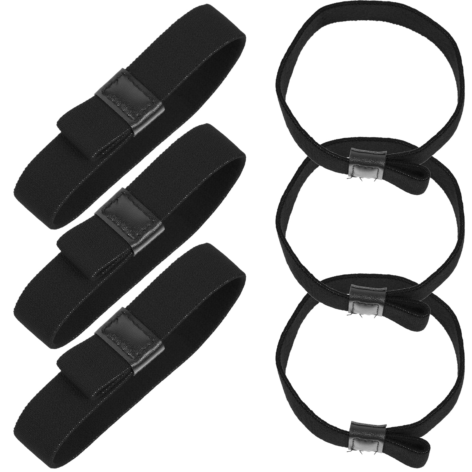 4Pcs Adjustable Lunch Box Straps with Built in Spoon Holder Black ...