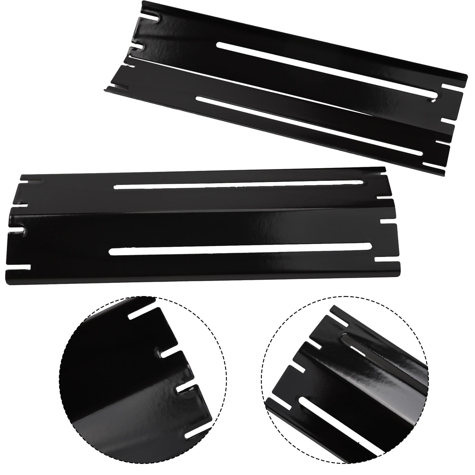 4Pcs Adjustable Stainless Steel Heat Plate BBQ Gas Grill Replacement ...