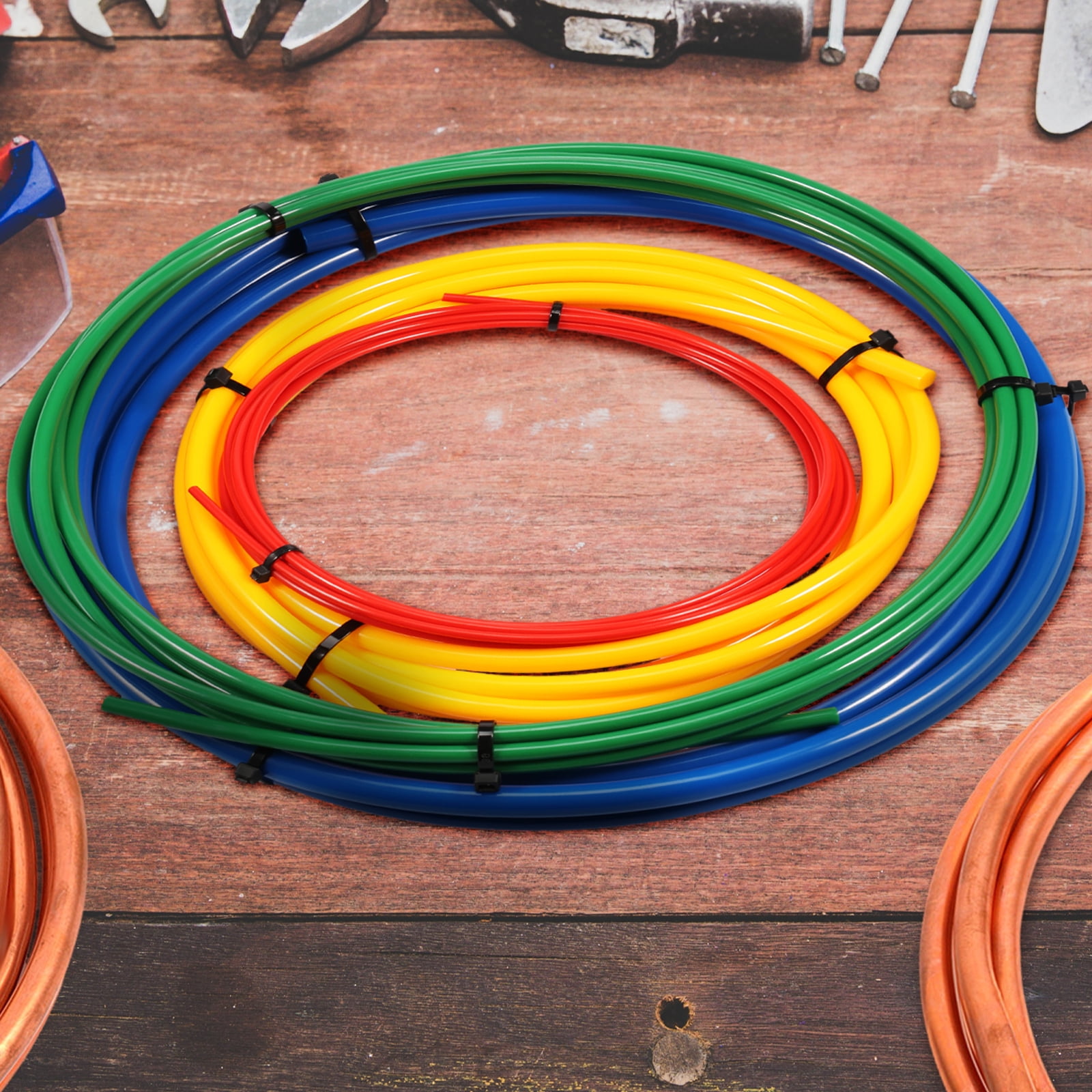 4Pcs Air Conditioner Copper Pipe Protector 4 m PE AC Copper Tube ...