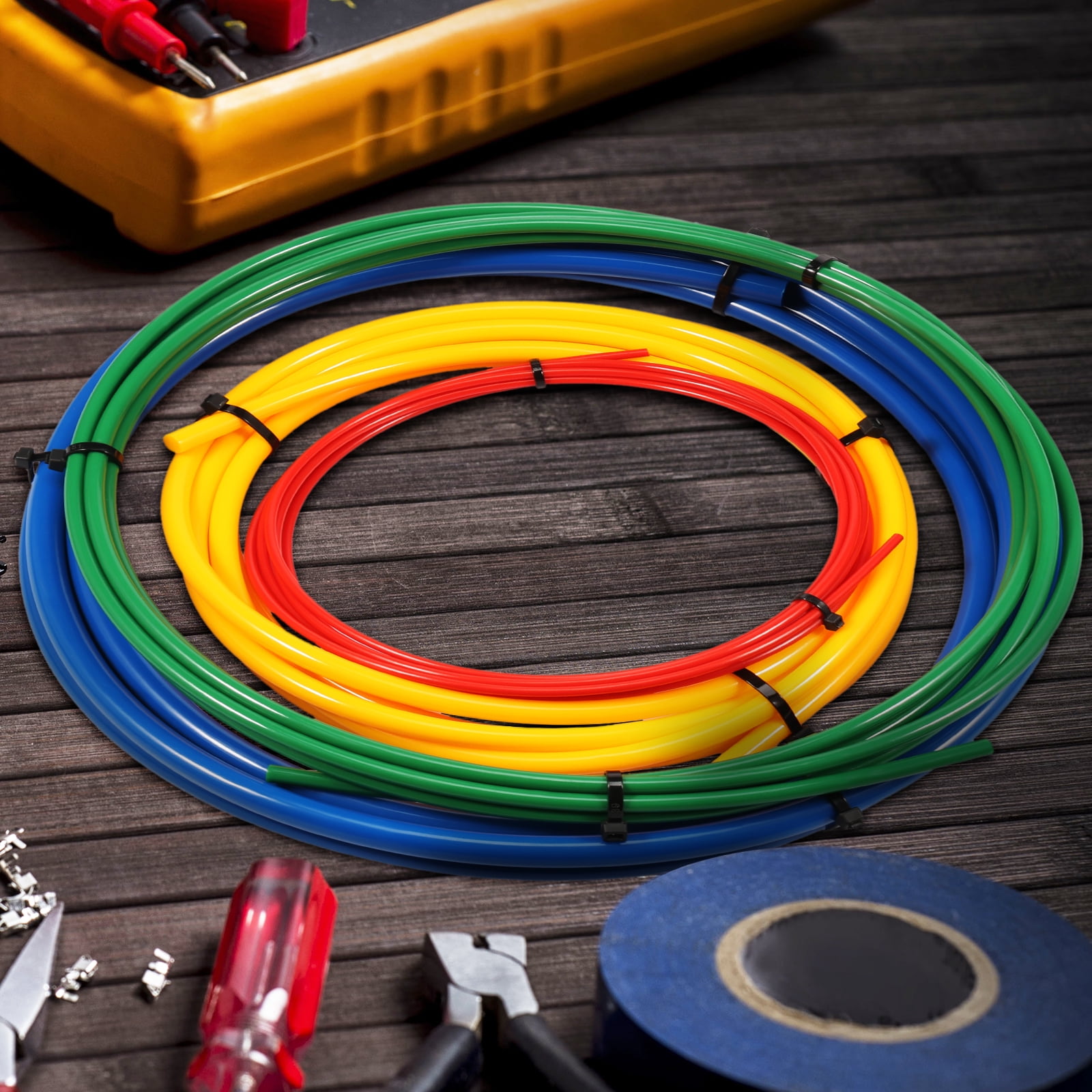 4Pcs Air Conditioner Copper Pipe Protector 4 m PE AC Copper Tube ...