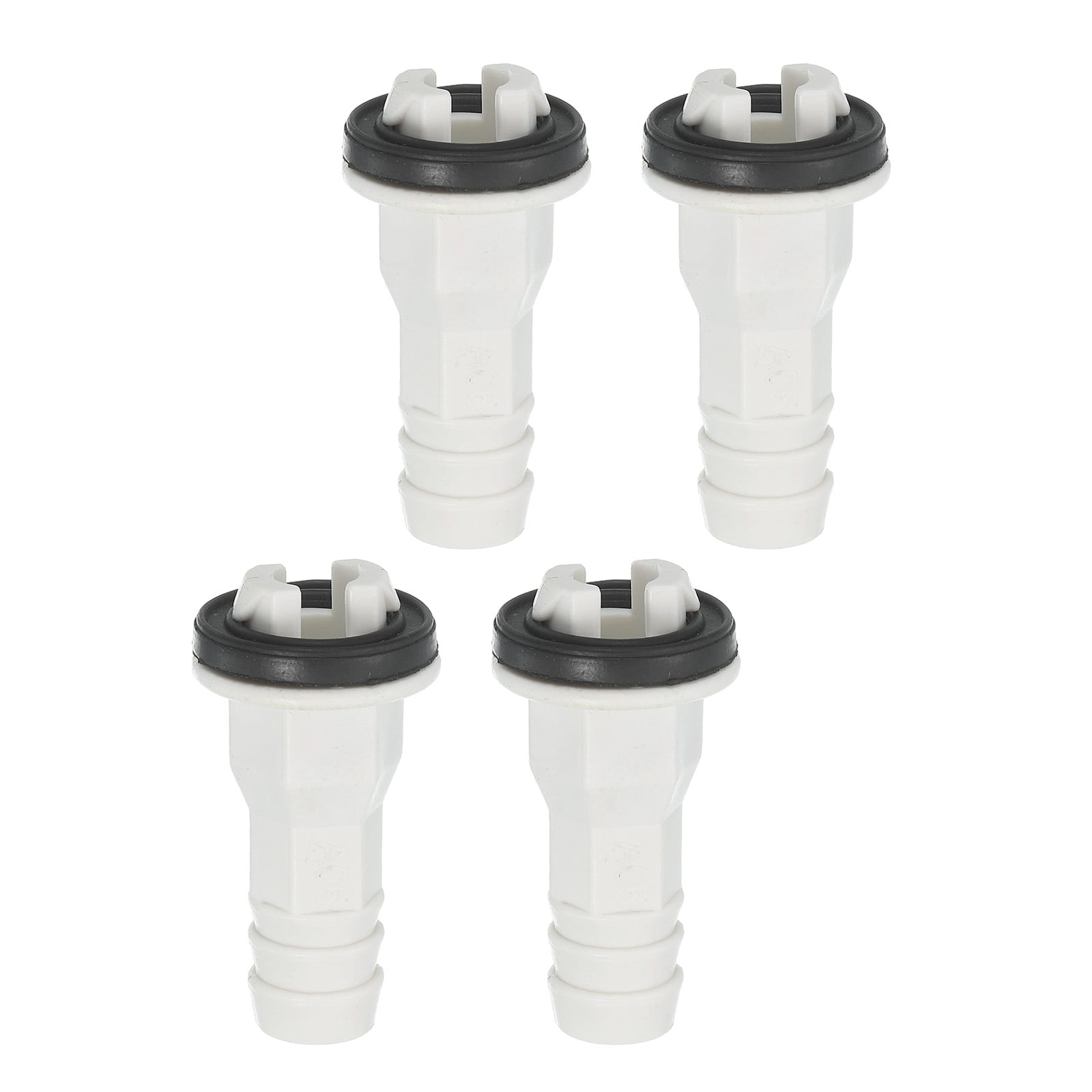 4Pcs Air Conditioner Drain Hose Connectors Elbow Fitting with Rubber ...
