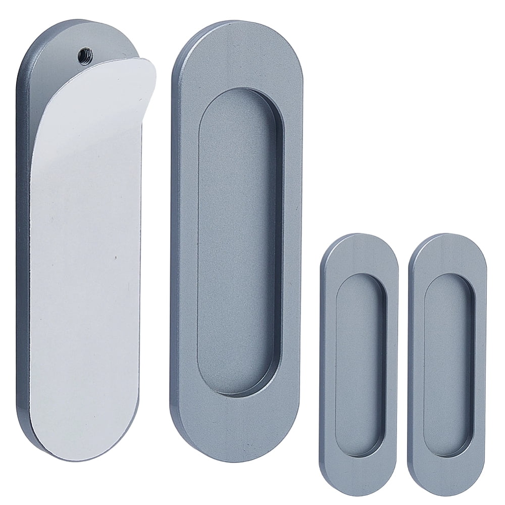 4Pcs Aluminum Alloy Self Adhesive Handles for Sliding Door Oval ...