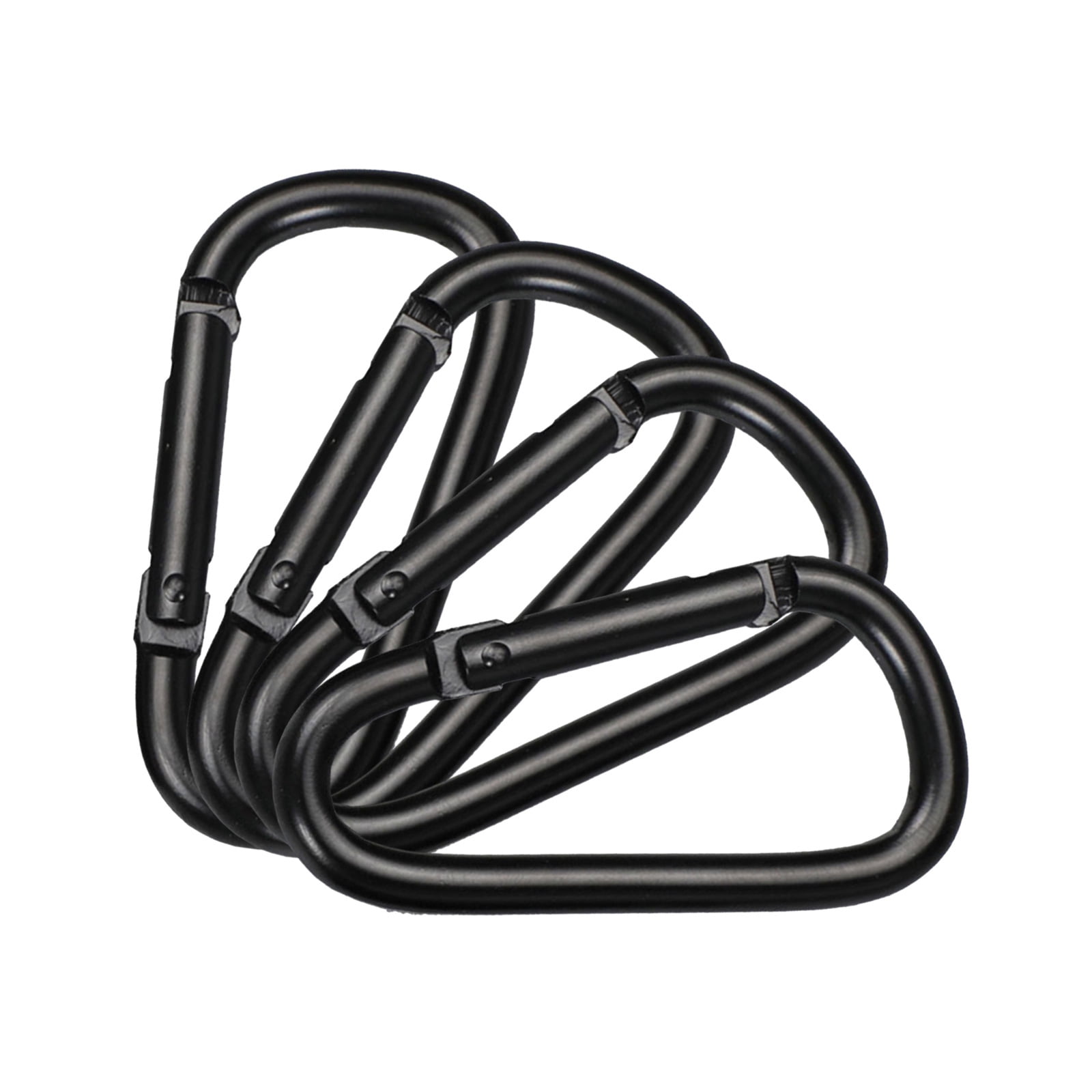 4Pcs Aluminum Alloys Spring Snapping Hook Small Carabiner Clip ...