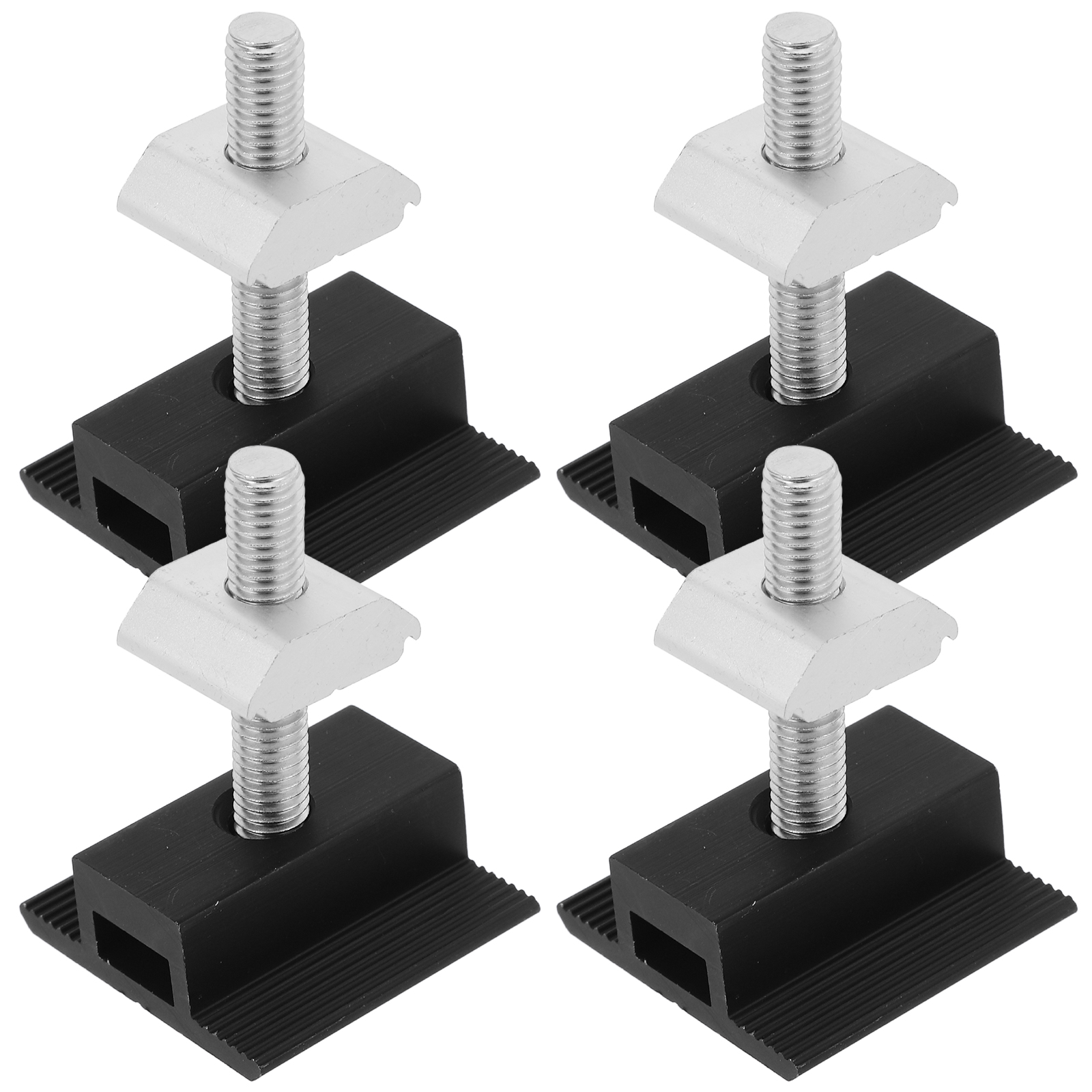 WEAVILUX Solar Mid Clamp Black Aluminum Alloy RVs 1 Set 2.3*1.6*1.5In ...