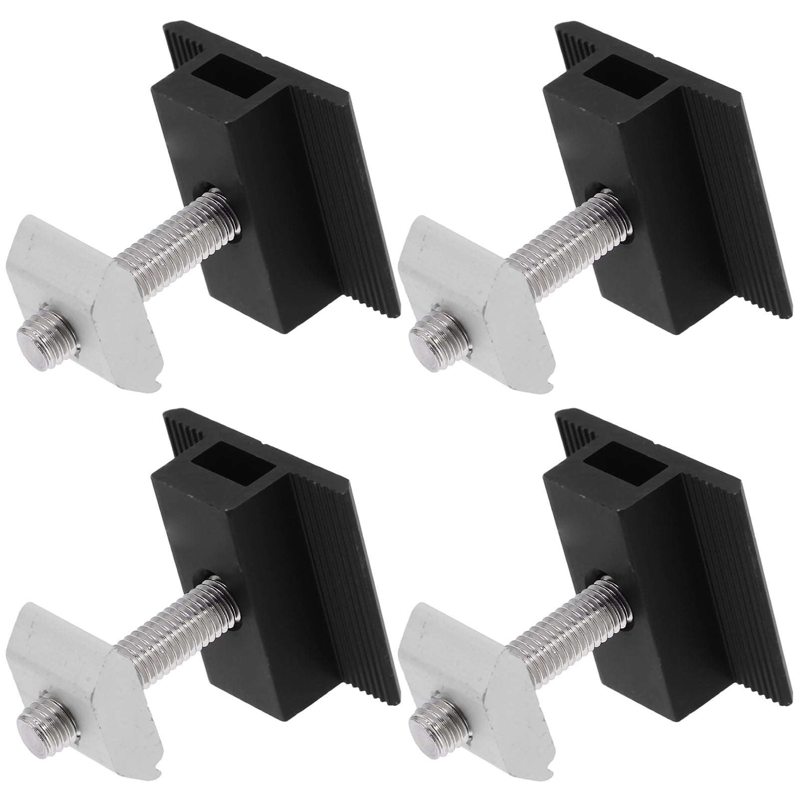 4Pcs Aluminum Solar Mid Clamp Adjustable Mid Clamp Solar Panel Mounting ...