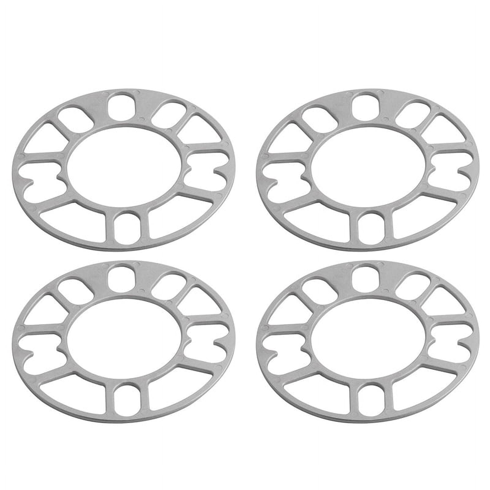 4Pcs Aluminum Wheel Spacers Shims Plate Auto Wheel Spacers 3mm Stud for ...