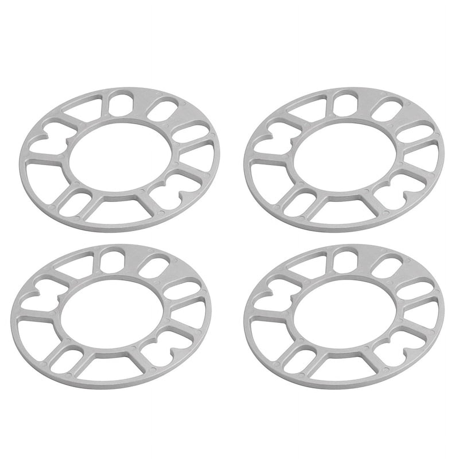 4Pcs Aluminum Wheel Spacers Shims Plate Auto Wheel Spacers 5mm Stud for ...