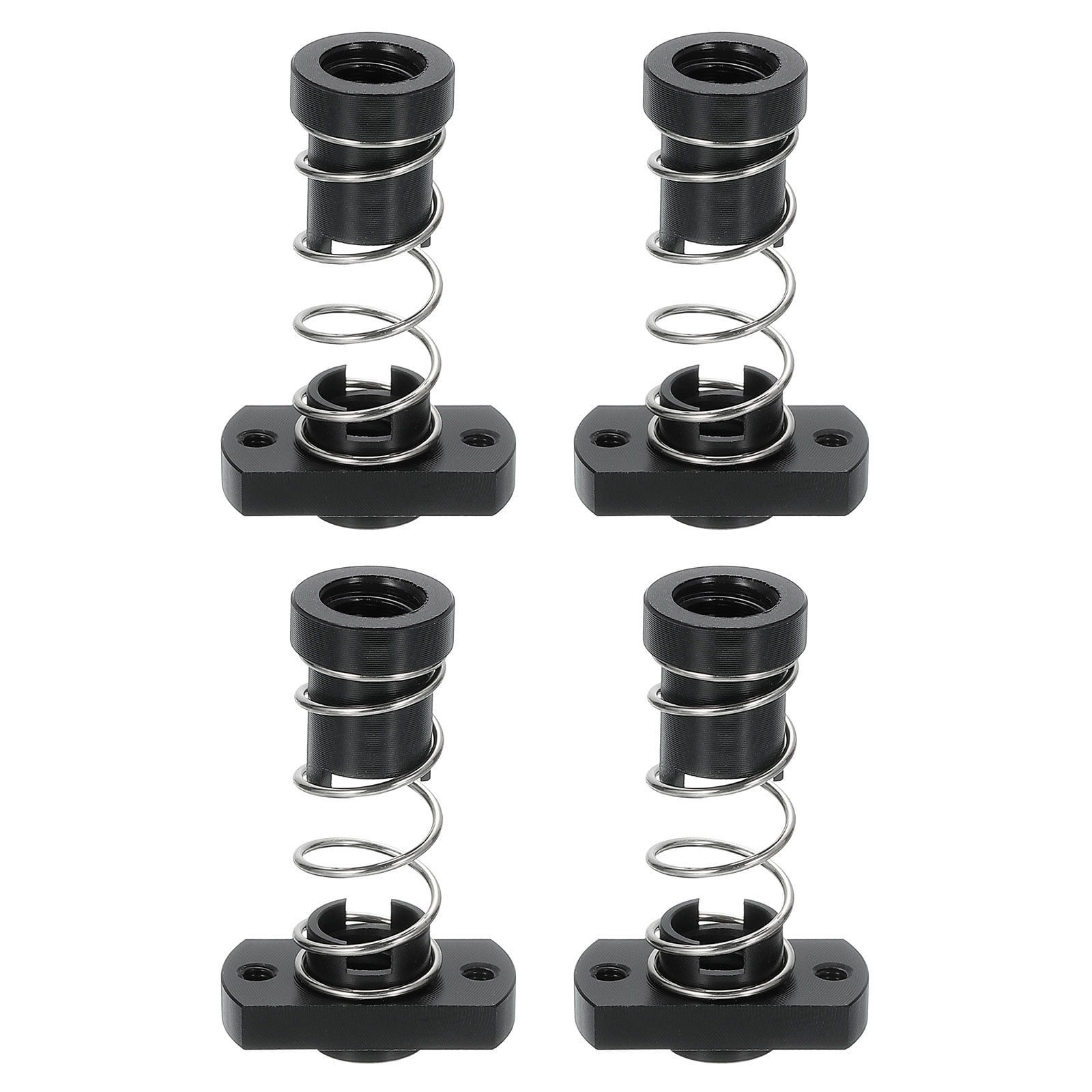 4Pcs Anti Backlash Spring Loaded Nut(2mm Pitch, 1 Start, 2mm 2-M3 Holes ...