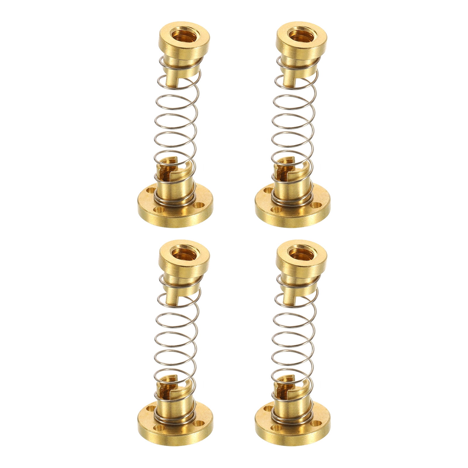 Uxcell 4Pcs Anti Backlash Spring Loaded Nut(2mm Pitch, 1 Start, 2mm, 3 ...