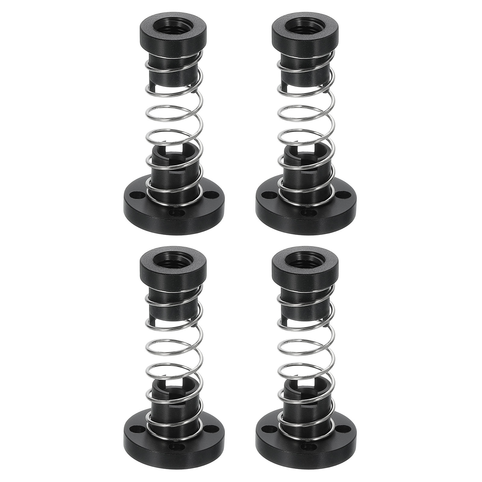 4Pcs Anti Backlash Spring Loaded Nut(2mm Pitch, 1 Start, 2mm Lead, 3 ...
