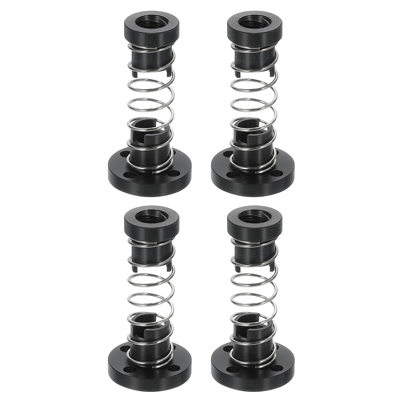 4Pcs Anti Backlash Spring Loaded Nut(2mm Pitch, 2 Start, 4mm Lead, 3 ...