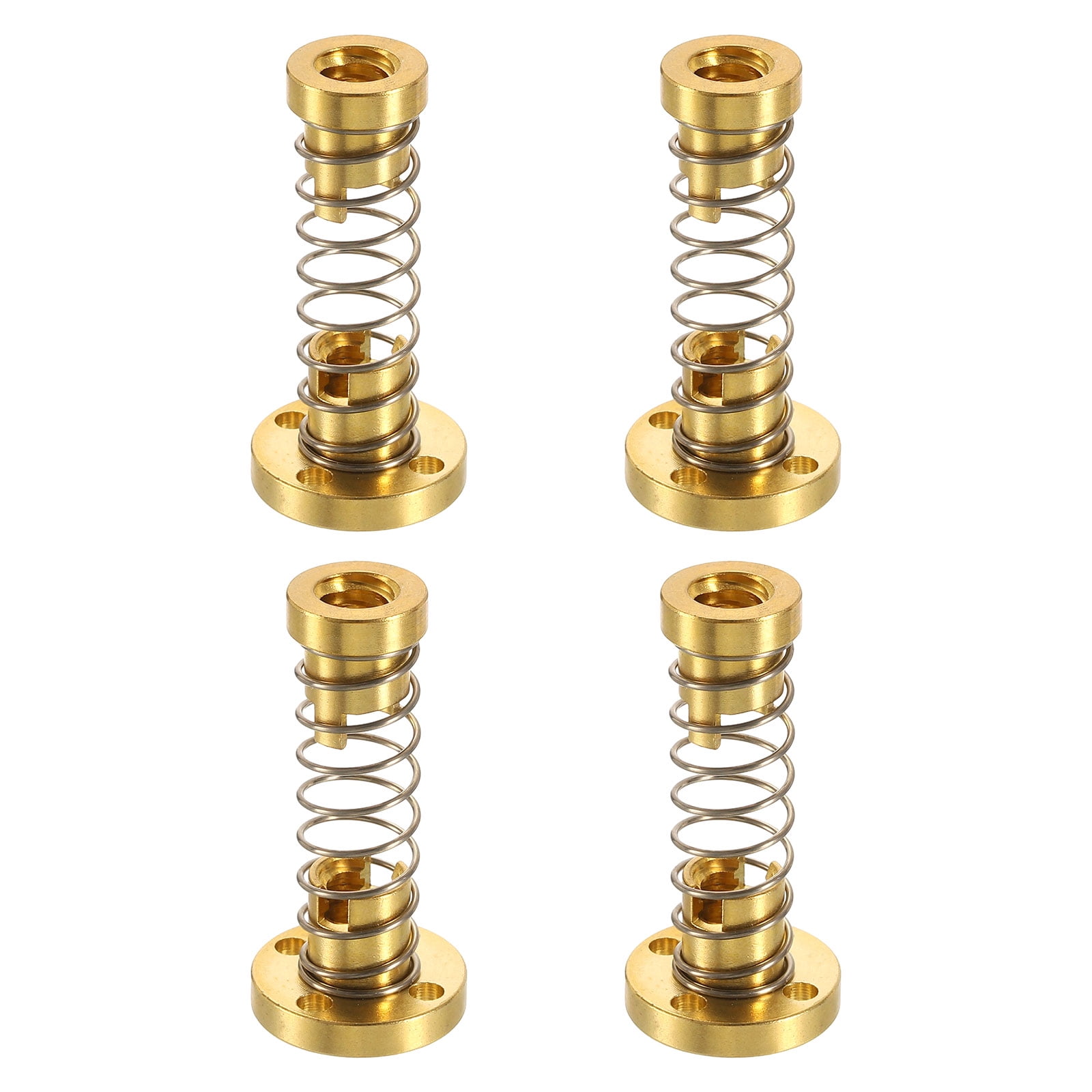 4Pcs Anti Backlash Spring Loaded Nut(2mm Pitch, 2 Start, 4mm Lead, 3 ...