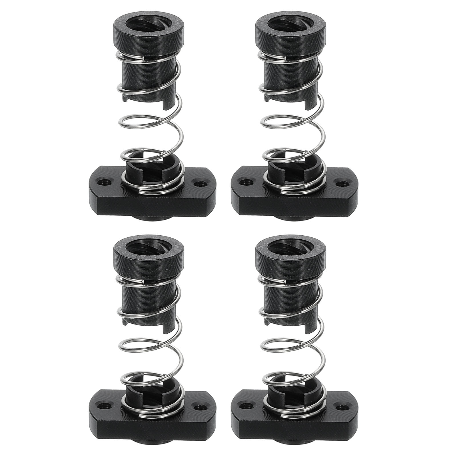 4Pcs Anti Backlash Spring Loaded Nut(2mm Pitch, 4 Start, 8mm Lead, 2-M3 ...