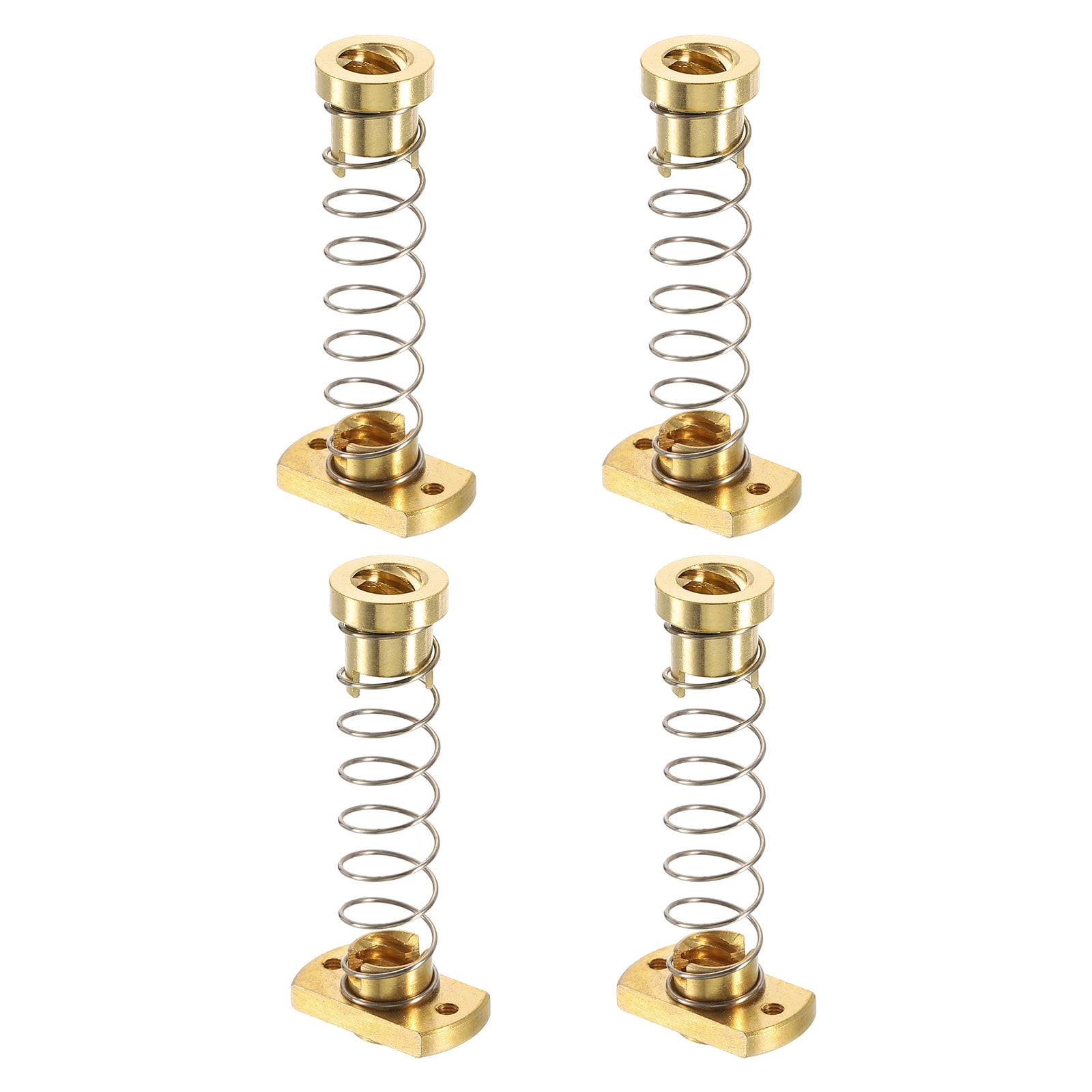 4Pcs Anti Backlash Spring Loaded Nut(2mm Pitch, 4 Start, 8mm Lead, M3 ...