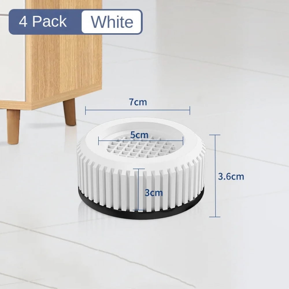 4Pcs Anti Vibration Feet Pads Waterproof Legs Slipstop Silent Skid ...