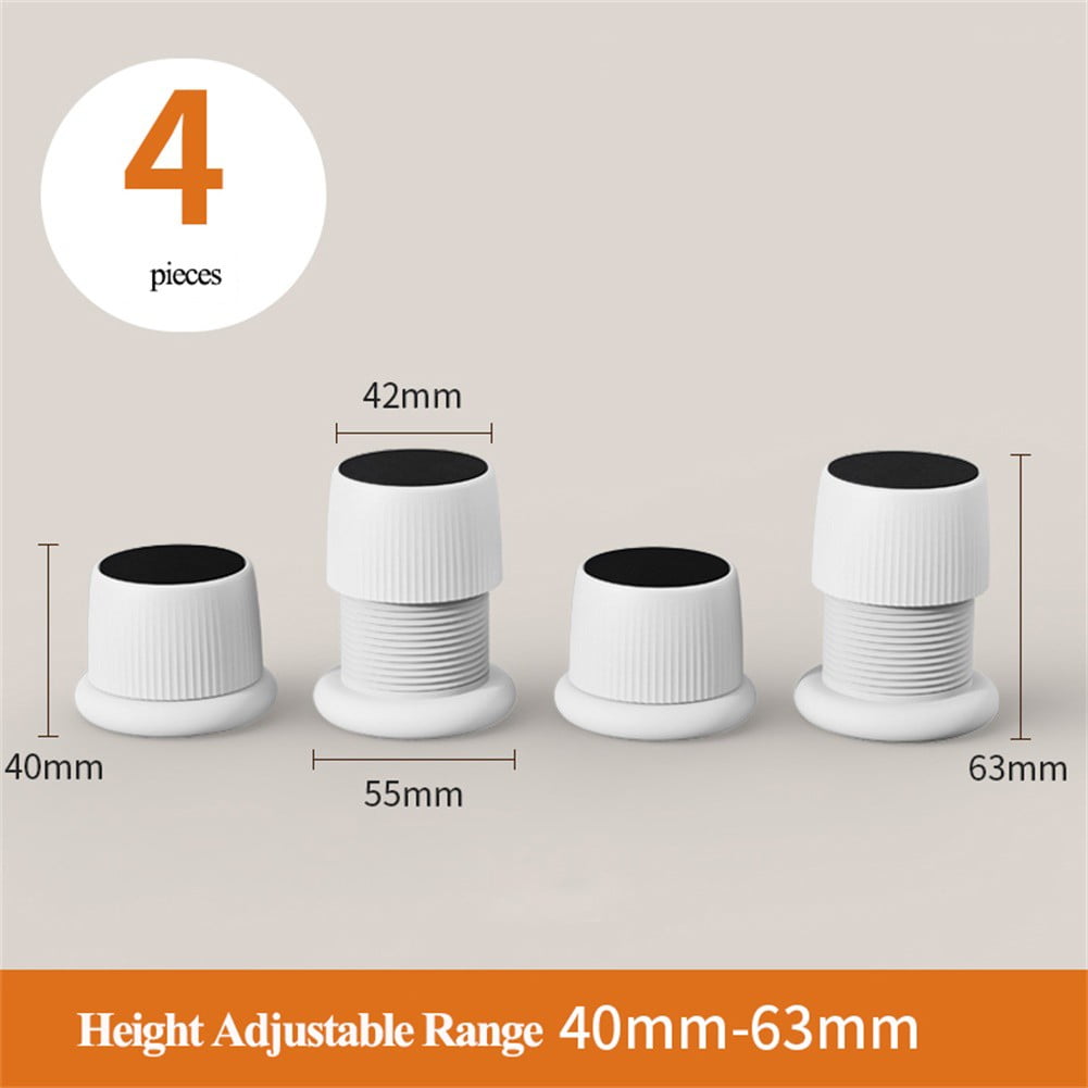 4Pcs Anti Vibration Pads Home Furniture Feet Mat Anti-Creak Bumper Self ...