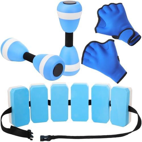 4Pcs Aquatic Exercise Water Weights Equipment, Including 1 Swimming ...