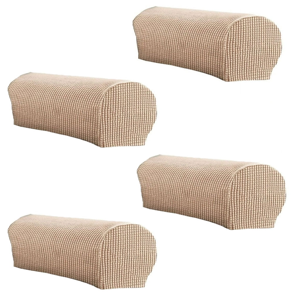4Pcs Arm Rest Covers Set, Stretch Armchair Arm Covers Soft Arm Caps Non ...