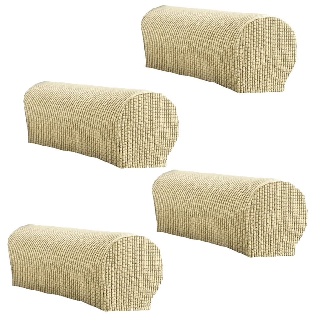 4Pcs Arm Rest Covers Set, Stretch Armchair Arm Covers Soft Arm Caps Non ...